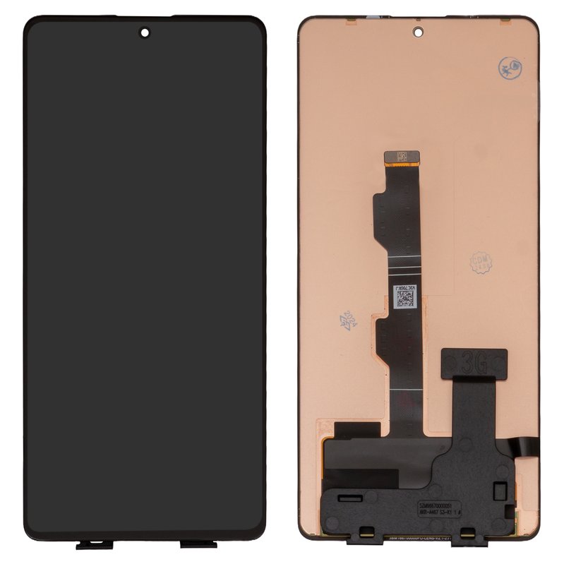 LCD compatible with Xiaomi Poco M6 Pro, Redmi Note 13 Pro 4G, (black ...