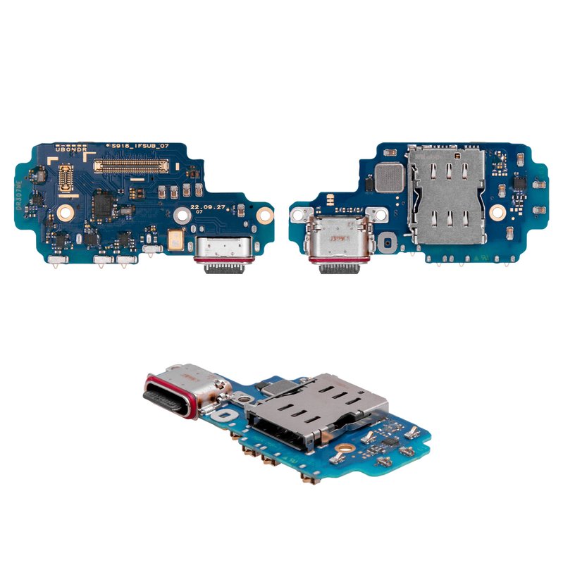 Flat Cable compatible with Samsung S918 Galaxy S23 Ultra, (microphone ...